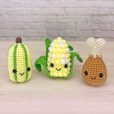 Crochet Turkey Leg | Free Crochet Pattern - Virkadia