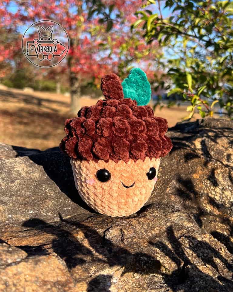 Crochet Acorn | Free Crochet Pattern - Virkadia