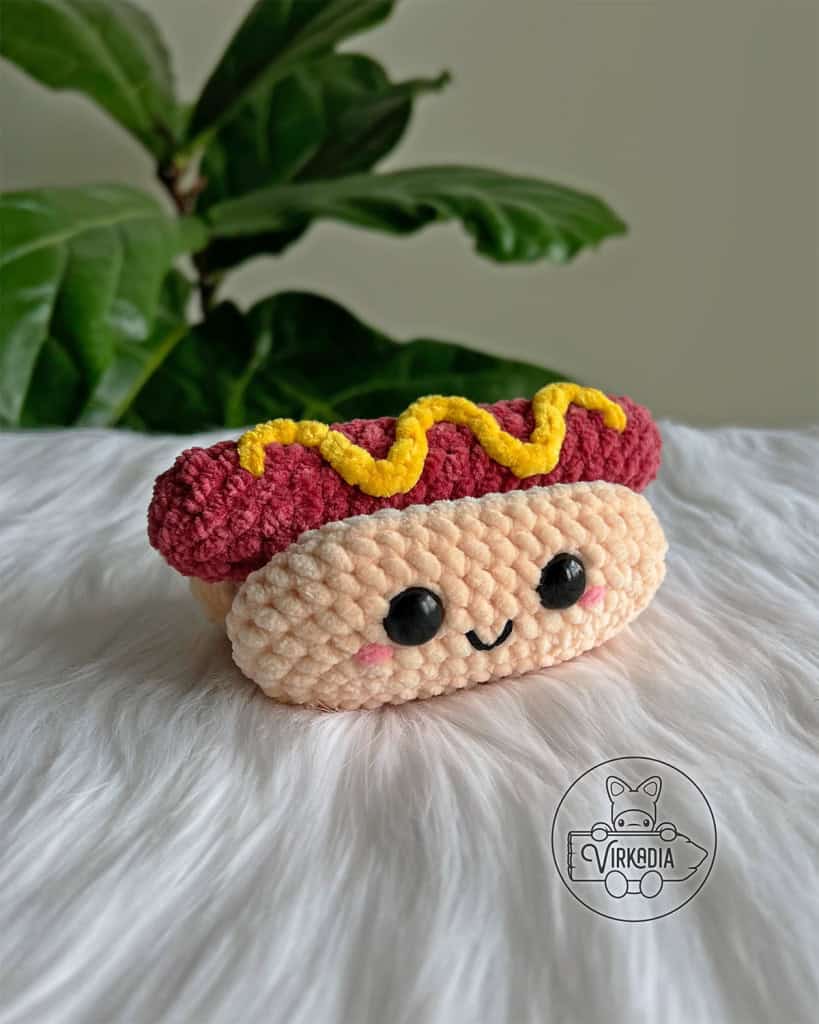 Crochet Hot Dog | Free Pattern - Virkadia