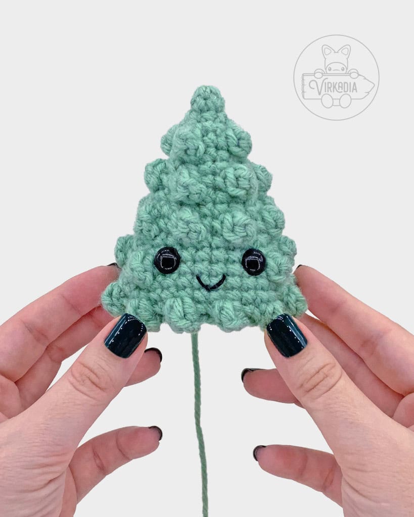 Crochet Pine Tree | Free Crochet Pattern - Virkadia