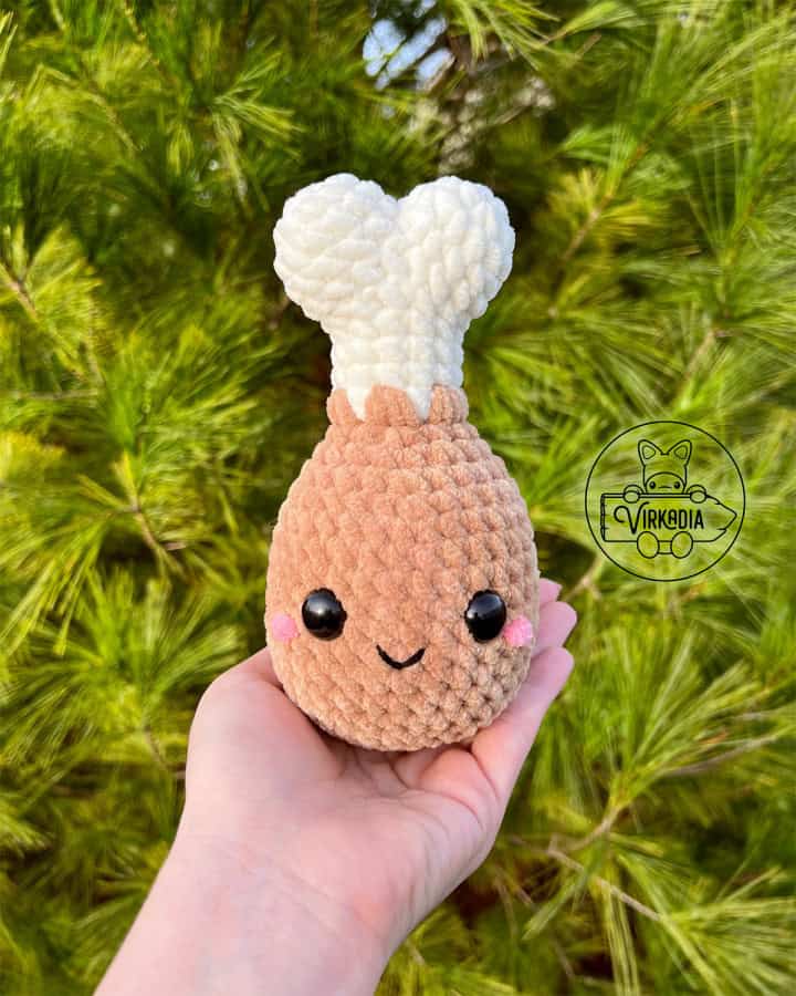 Crochet Turkey Leg | Free Crochet Pattern - Virkadia